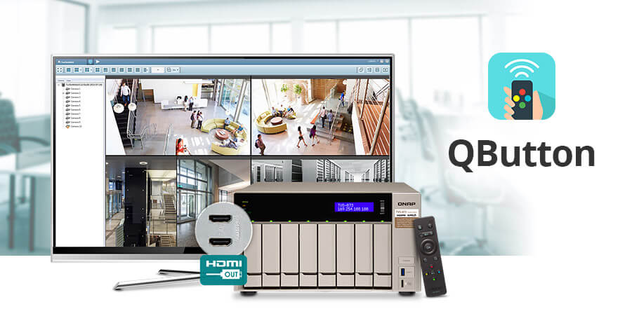 QNAP - QButton is now available